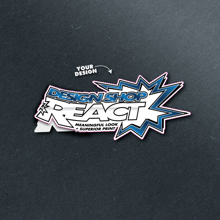 Custom Die-Cut Stickers – Design Shop React