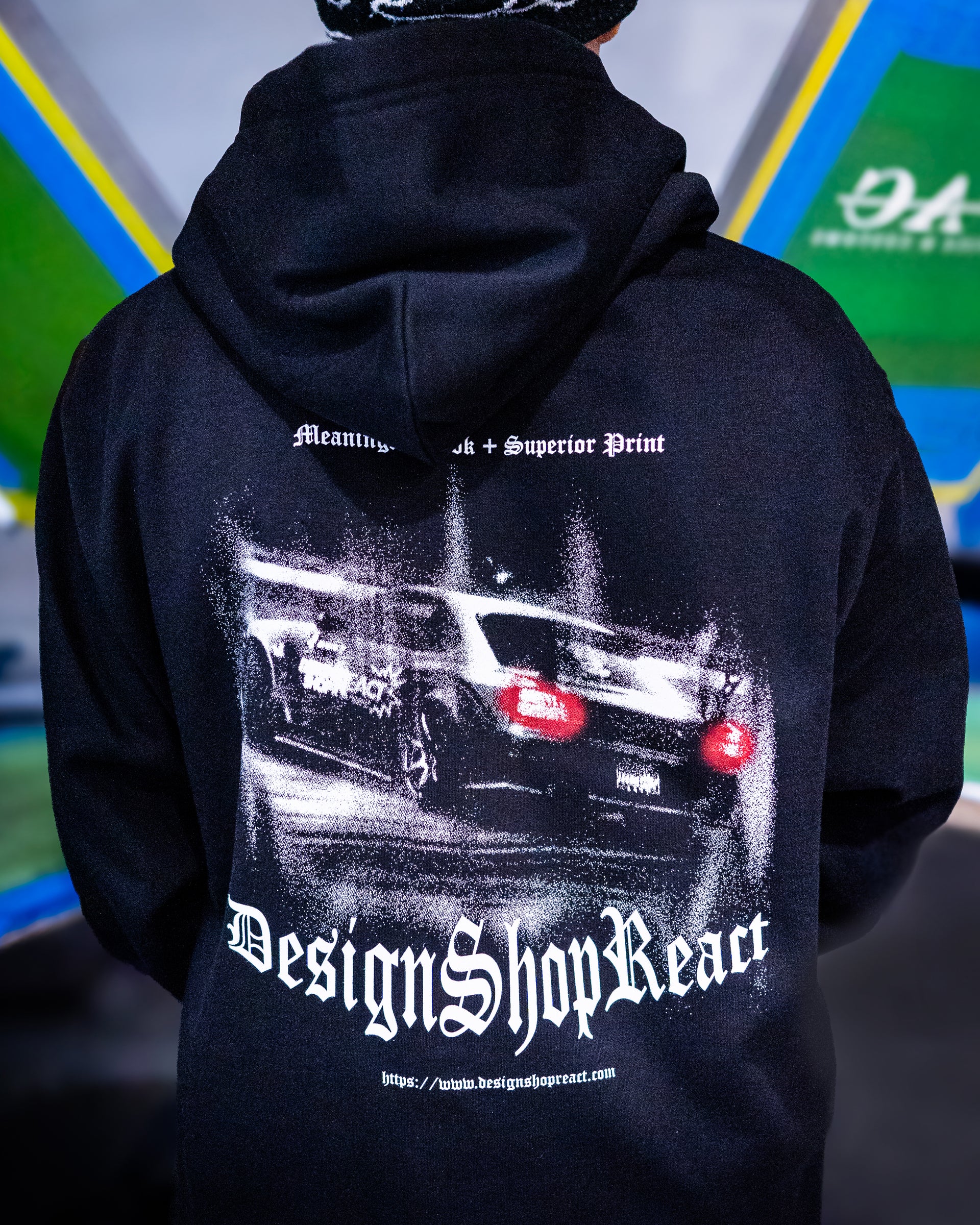 Blur Of Motion - Hoodie – Design Shop React