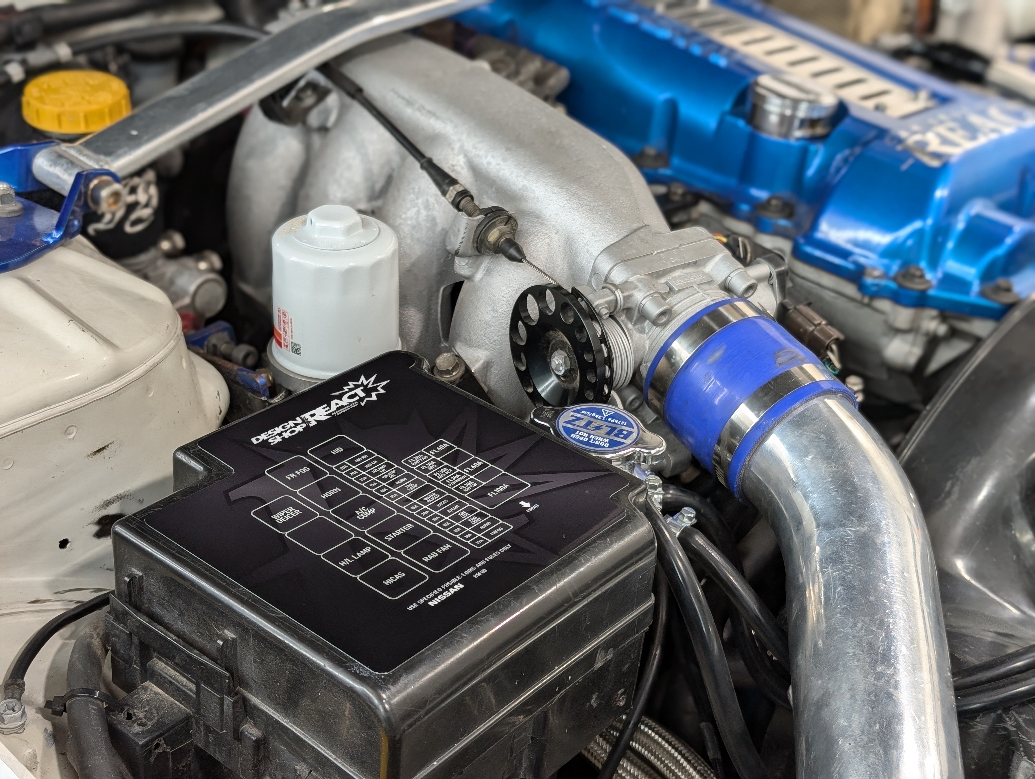 Nissan S15 Engine Bay Fuse Box Sticker – Design Shop React