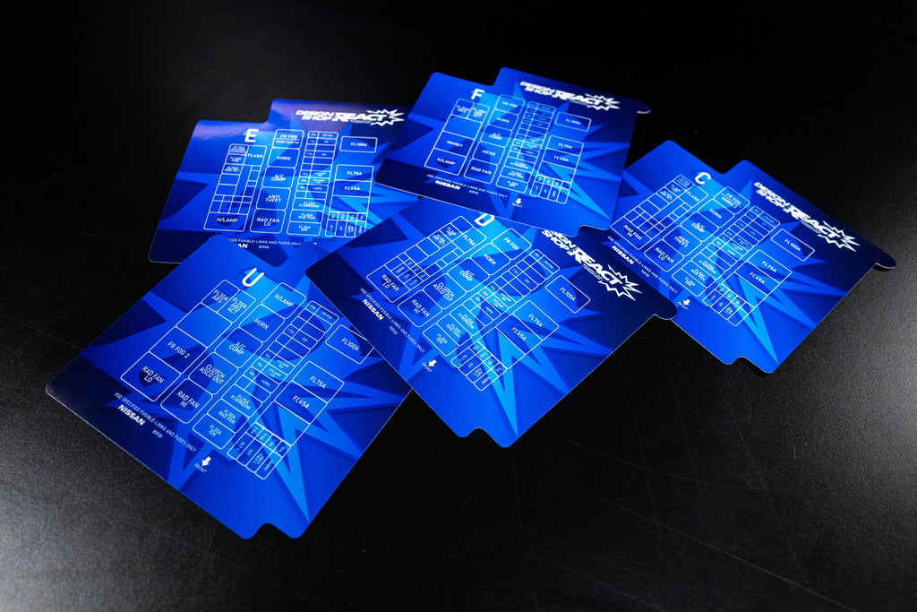 Nissan S14 Engine Bay Fuse Box Sticker – Design Shop React