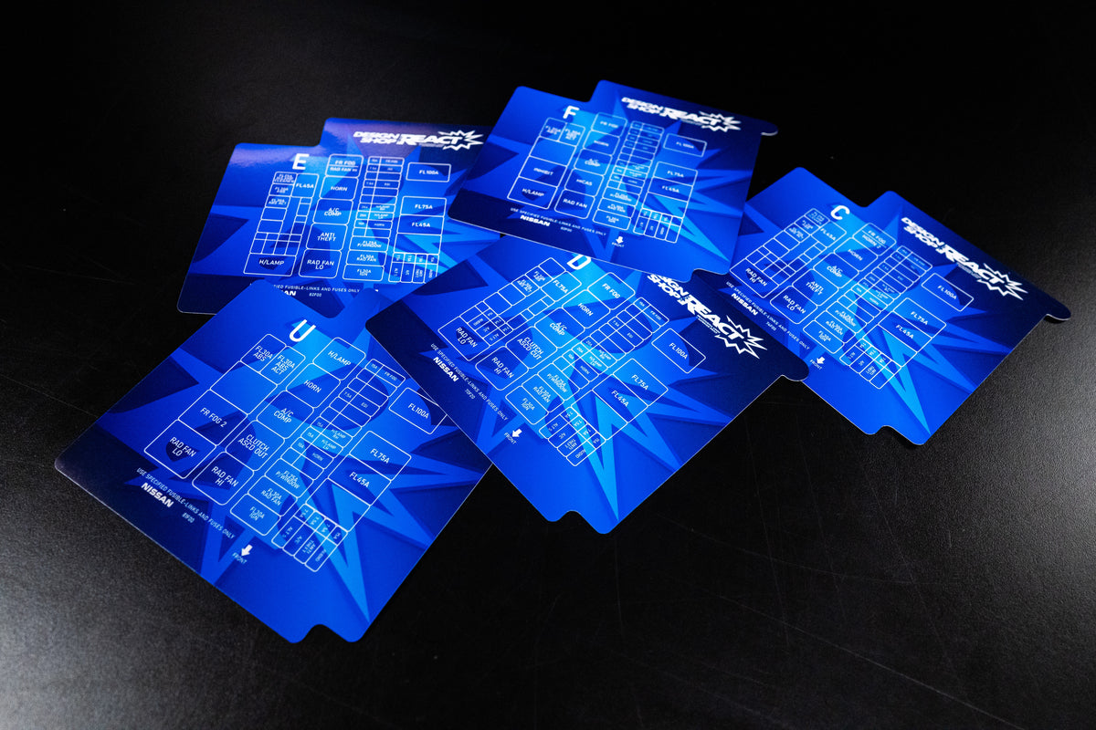 Nissan S14 Engine Bay Fuse Box Sticker – Design Shop React