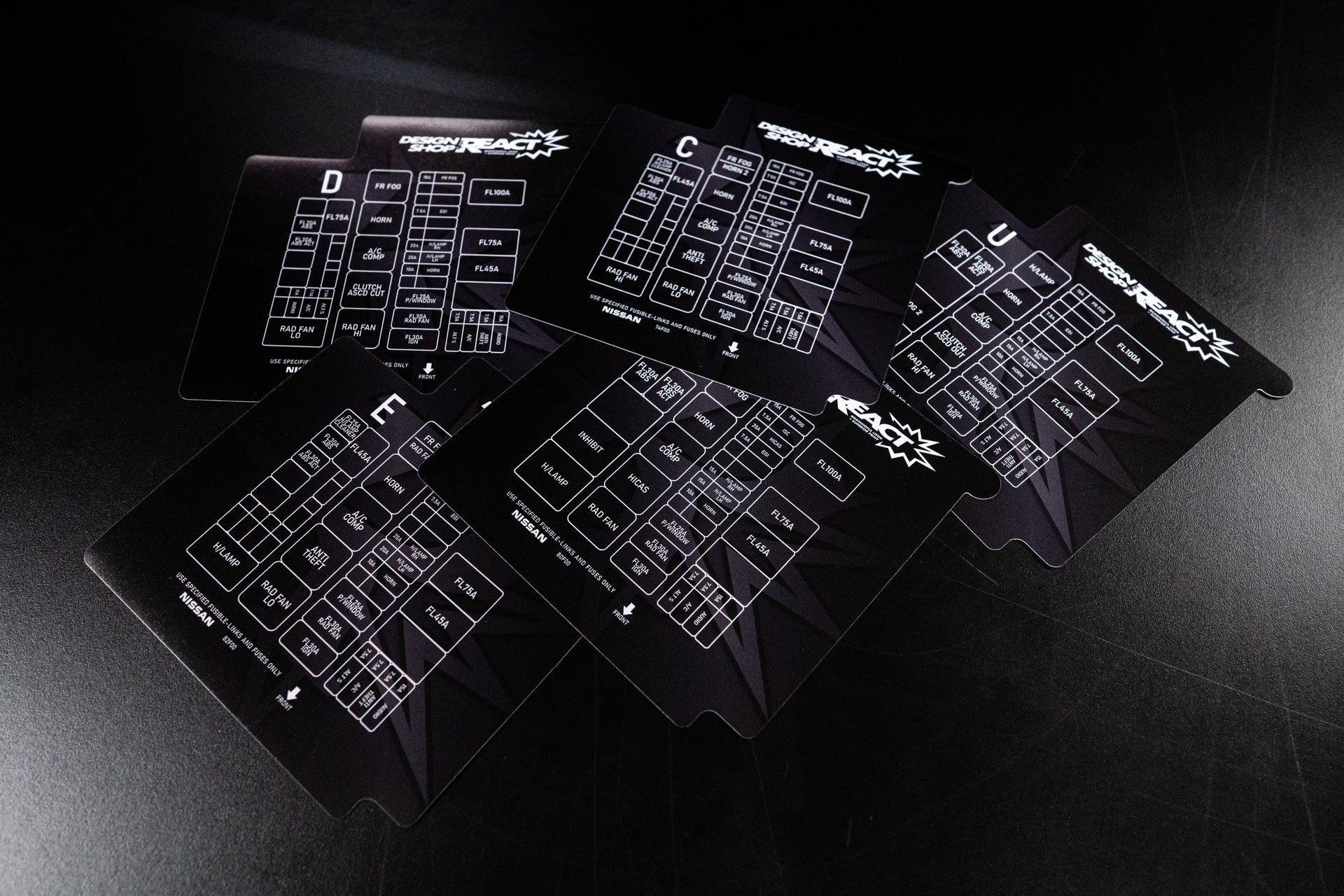 Nissan S14 Engine Bay Fuse Box Sticker – Design Shop React