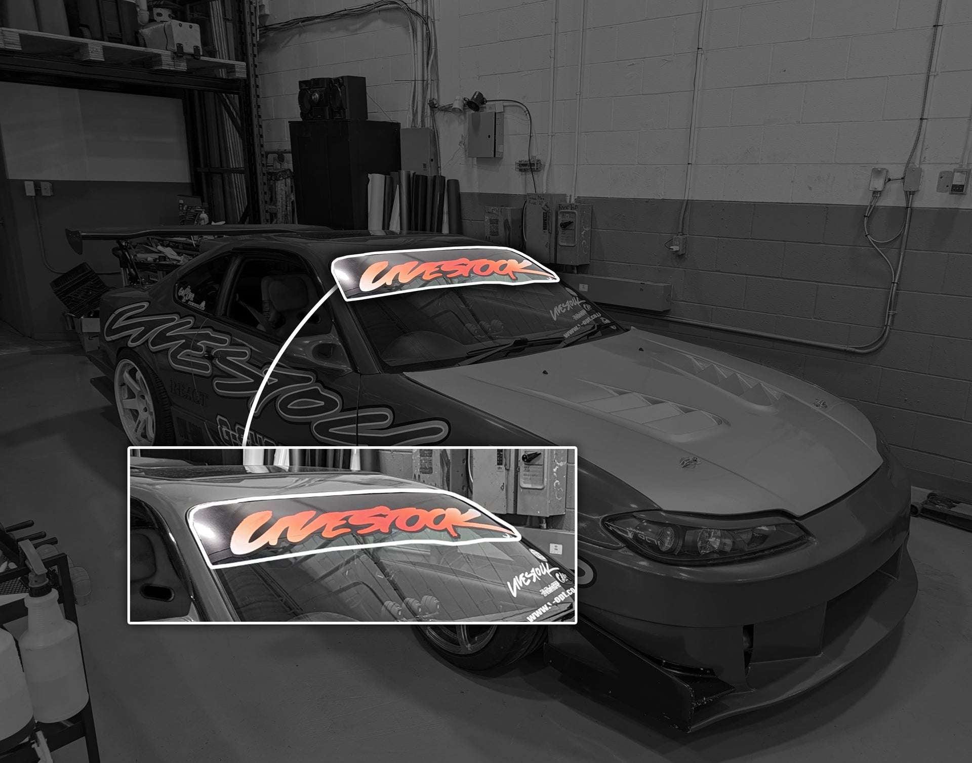 Custom Windshield Banner – Design Shop React